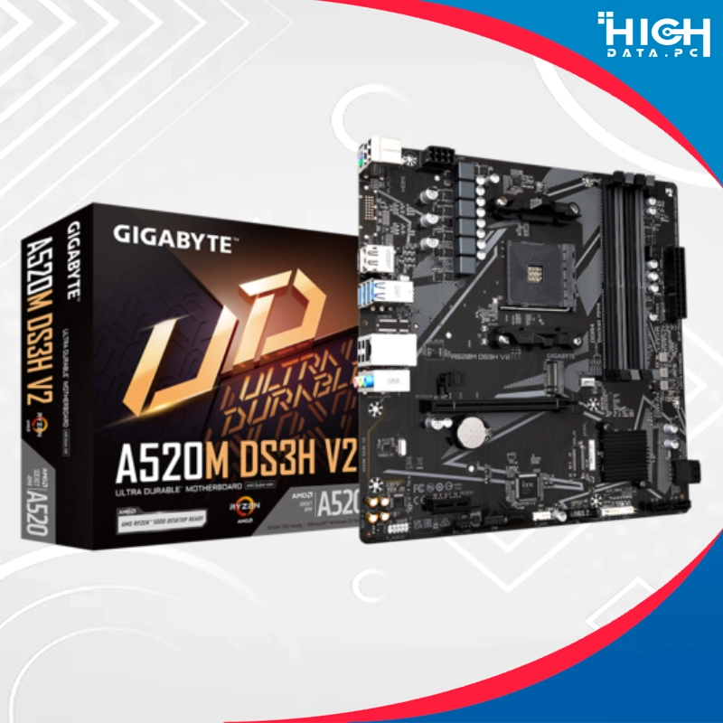 PLACA GIGABYTE A520M DS3H V2 - High Data PC